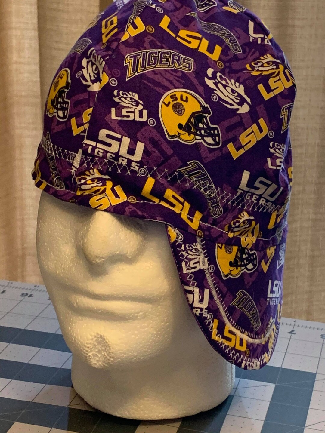 Reversible Welder's Cap/boilermakers/pipe Fitters/pipeliners LSU Purple ...