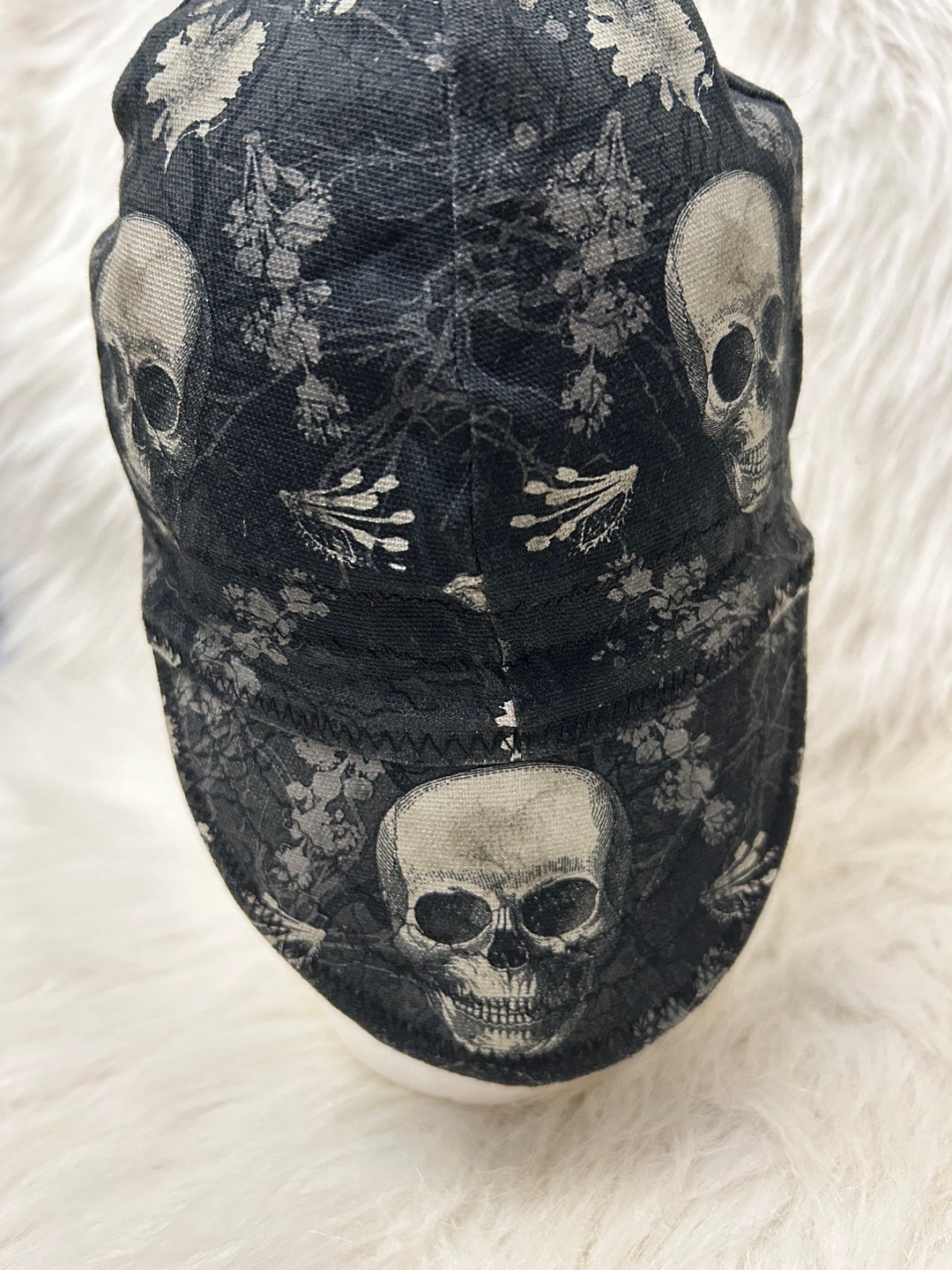 Reversible Welder's Cap Boilermakers Pipe Fitters Pipeliners : Skull ...