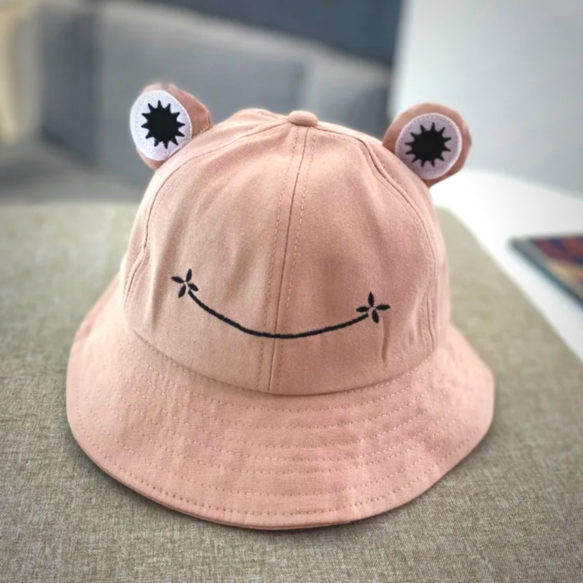 Cute Frog Casual Bucket Hat 6 Colorsfrog Bucket Hatcotton Etsy