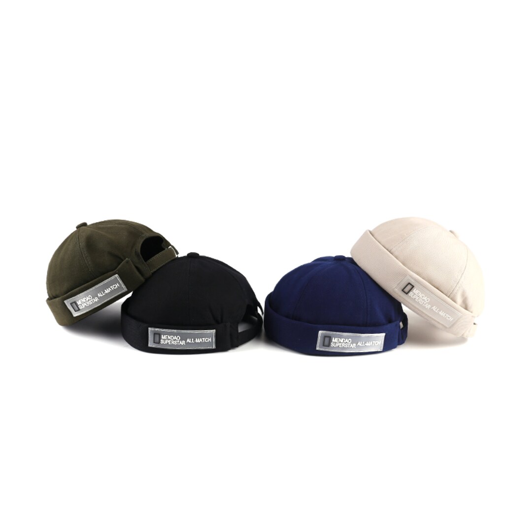 Roll Capcap Without Visorbrimless Hatsummer Hatcotton Capskull ...