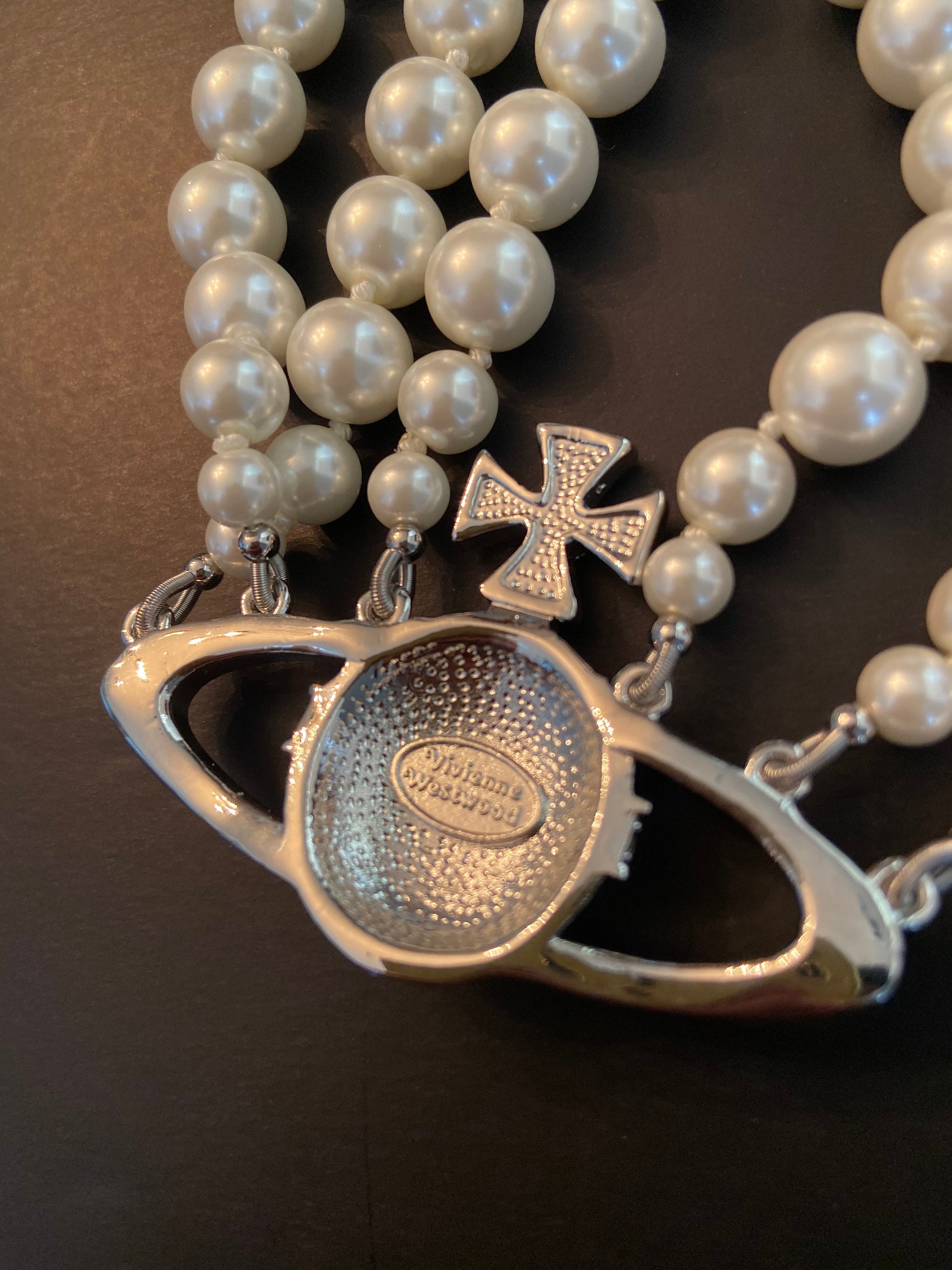 Vivienne westwood pearl choker etsy store