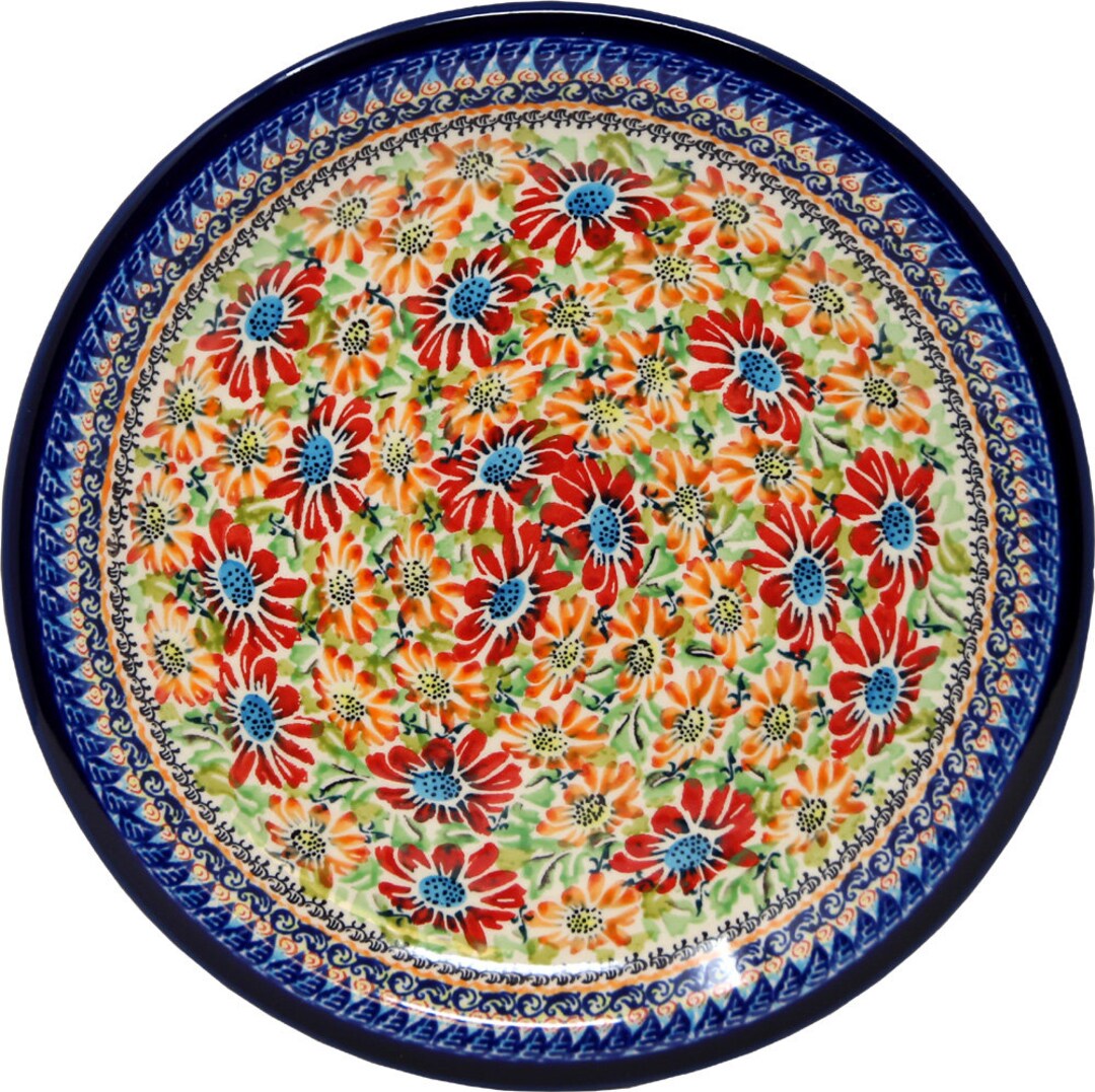 Dinner Plate Polish Pottery From Zaklady Boleslawiec in - Etsy