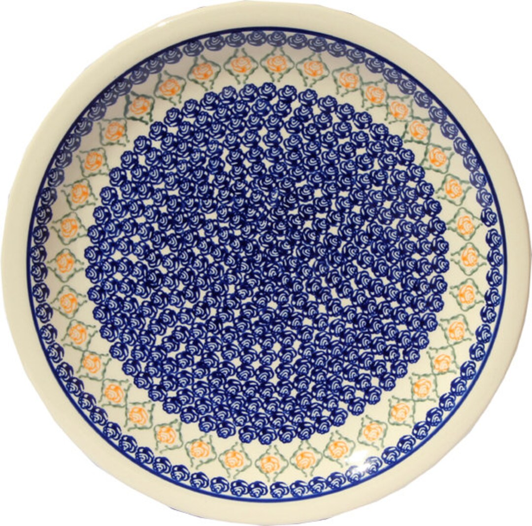 Dinner Plate Polish Pottery From Zaklady Boleslawiec - Etsy
