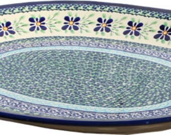 Large Serving Platter Polish Pottery From Zaklady Boleslawiec - Etsy