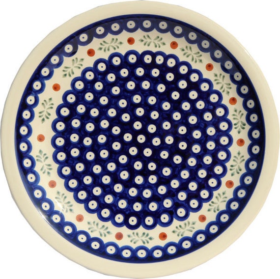 Dinner Plate Polish Pottery From Zaklady Boleslawiec Poland - Etsy