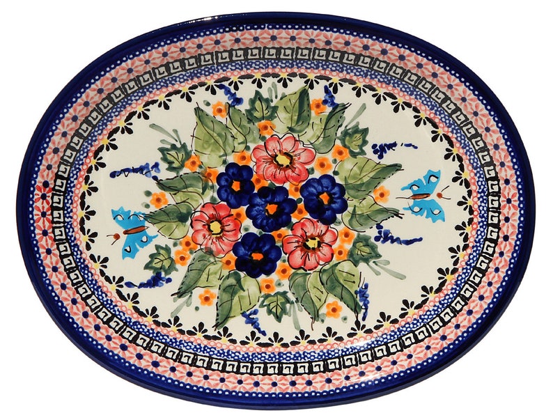 Serving Platter Polish Pottery From Zaklady Boleslawiec in - Etsy