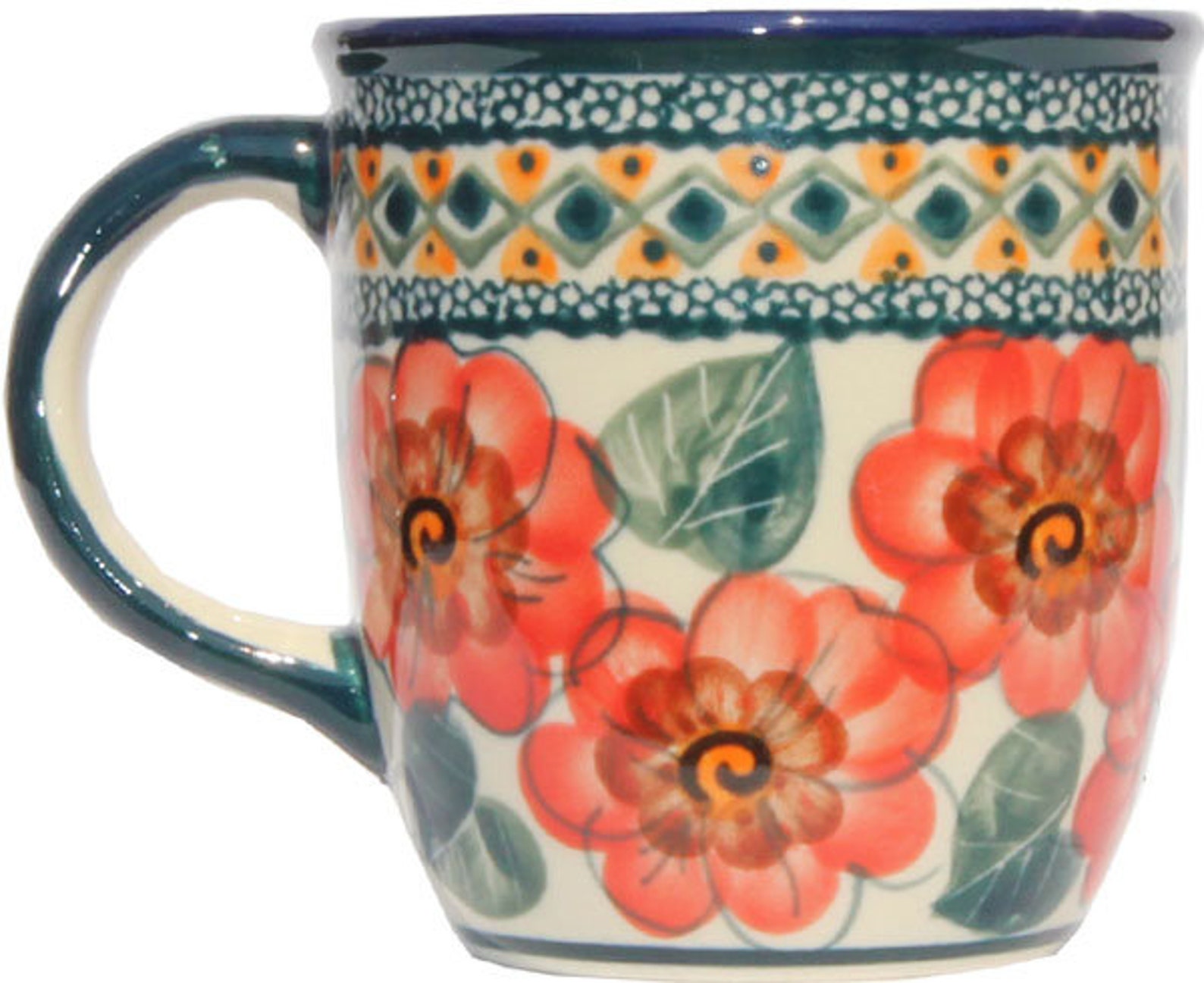 Mug 12 Oz. Polish Pottery From Zaklady Boleslawiec in Unikat | Etsy