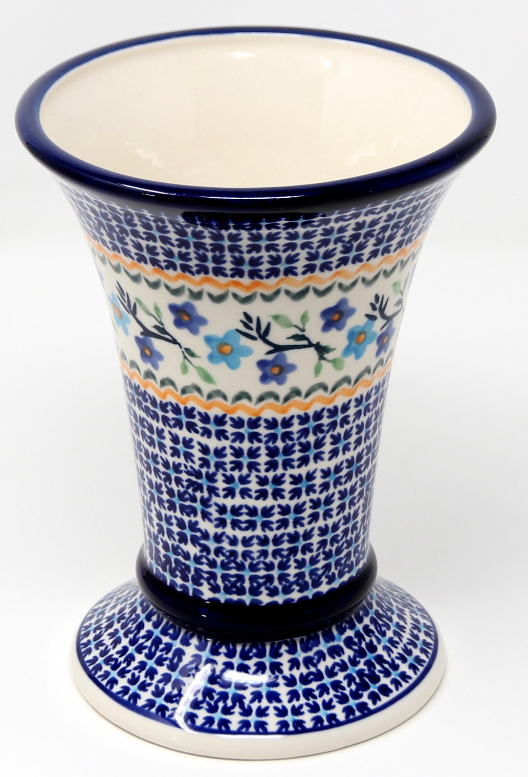 Vase 7.5 High, Polish Pottery Vase From Zaklady Boleslawiec in 1154a ...