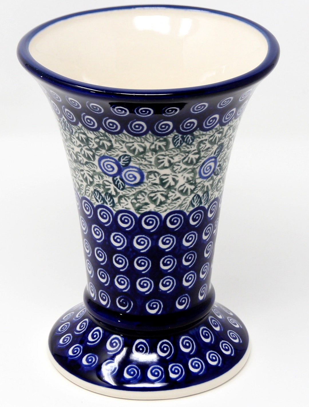 Vase 7.5 High, Polish Pottery Vase From Zaklady Boleslawiec in 1073a ...
