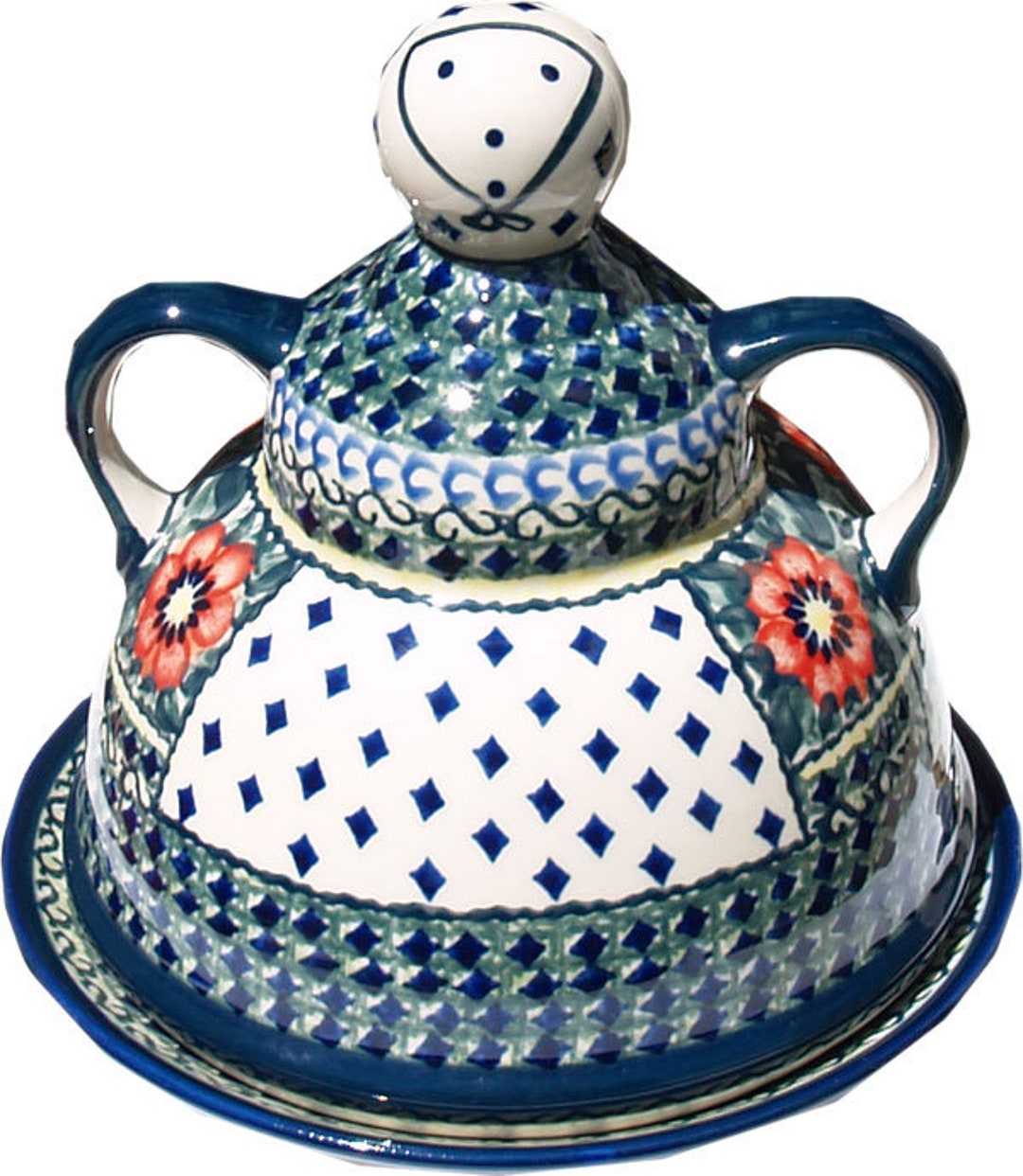 Cheese Lady Polish Pottery From Zaklady Boleslawiec in Unikat - Etsy