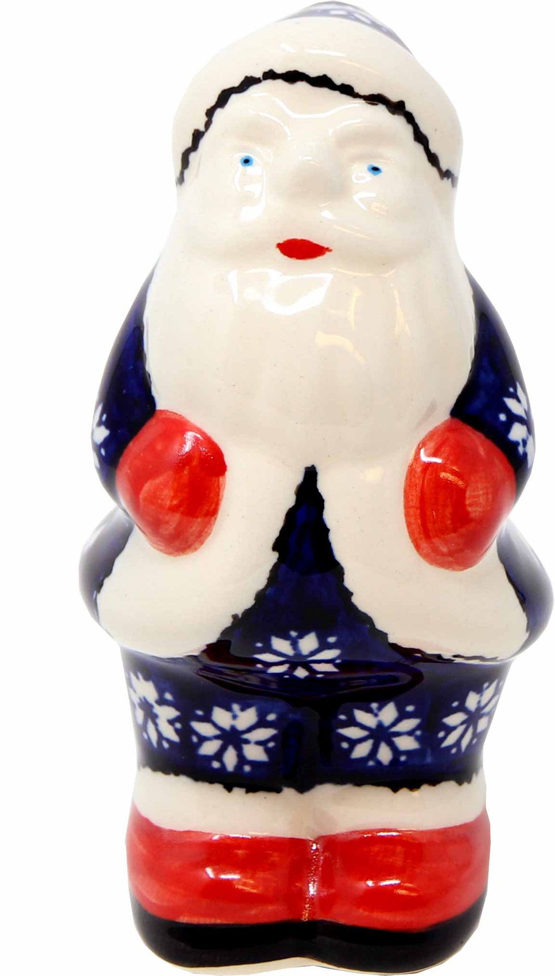 Santa Claus Statue Polish Pottery From Zaklady - Etsy