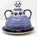 Polish Pottery Cheese Lady in Mosaic Flower Design From Zaklady ...