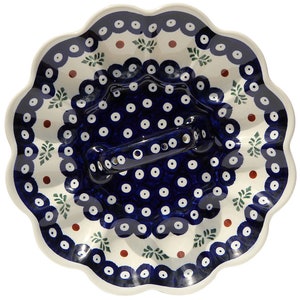 Deviled Egg Plate Polish Pottery From Zaklady - Etsy