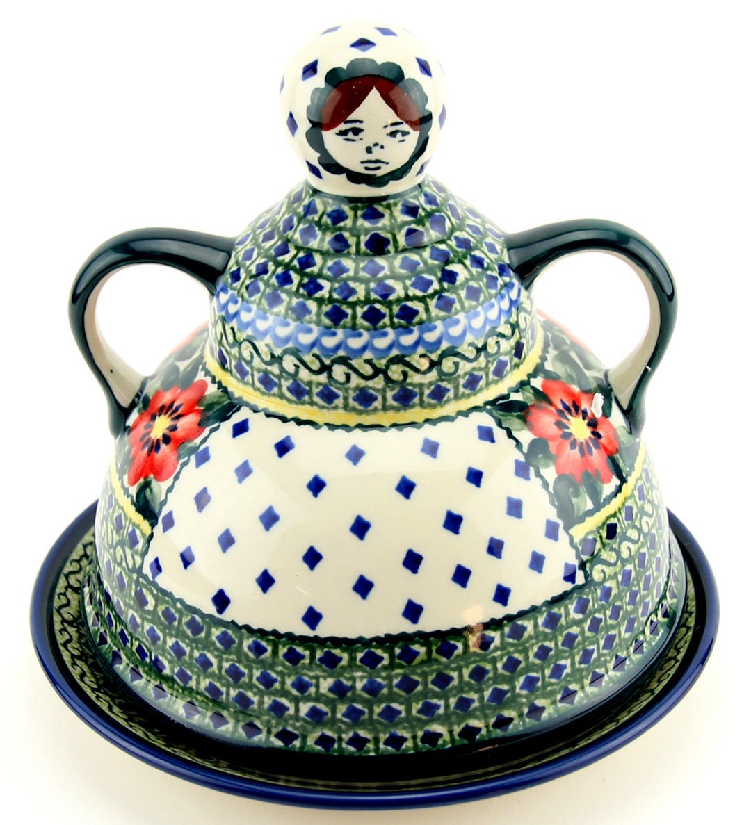 Cheese Lady, Polish Pottery From Zaklady Boleslawiec in Unikat ...