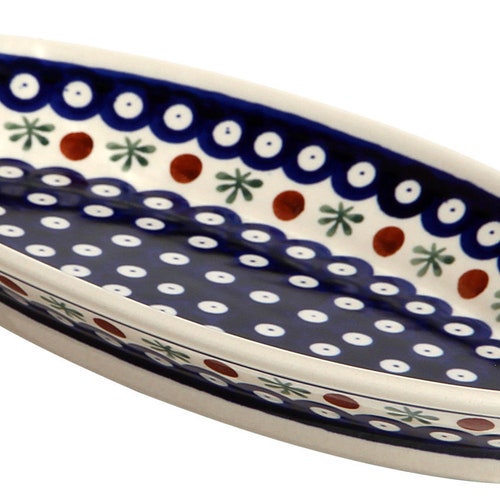 Large Serving Platter Polish Pottery From Zaklady Boleslawiec - Etsy