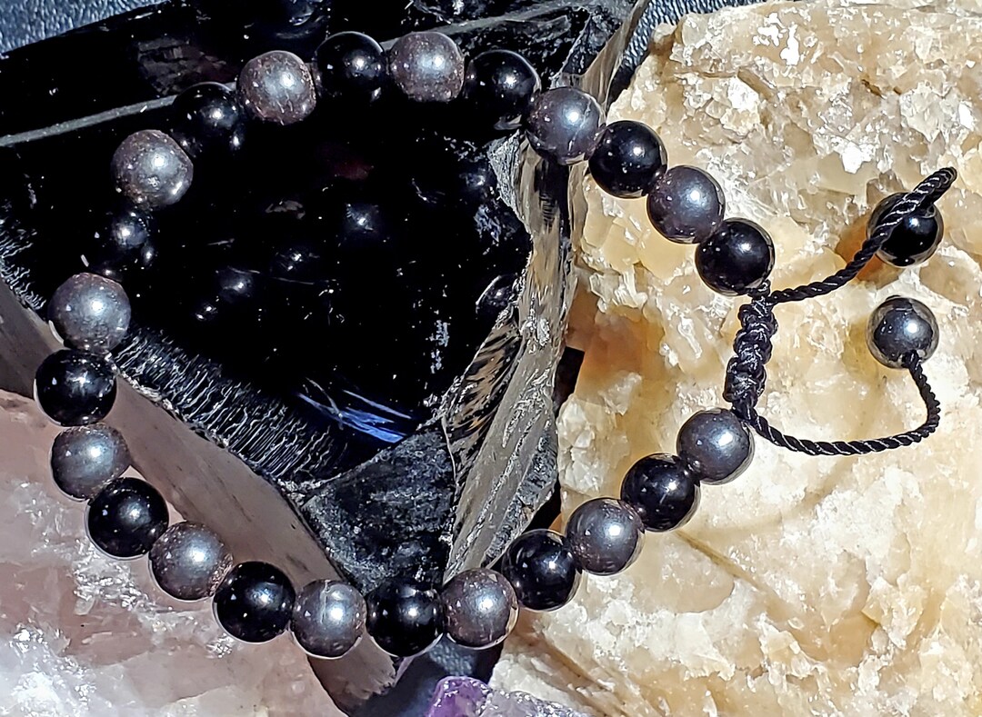 Pulsera de corbata de tira negra y gris - Etsy España