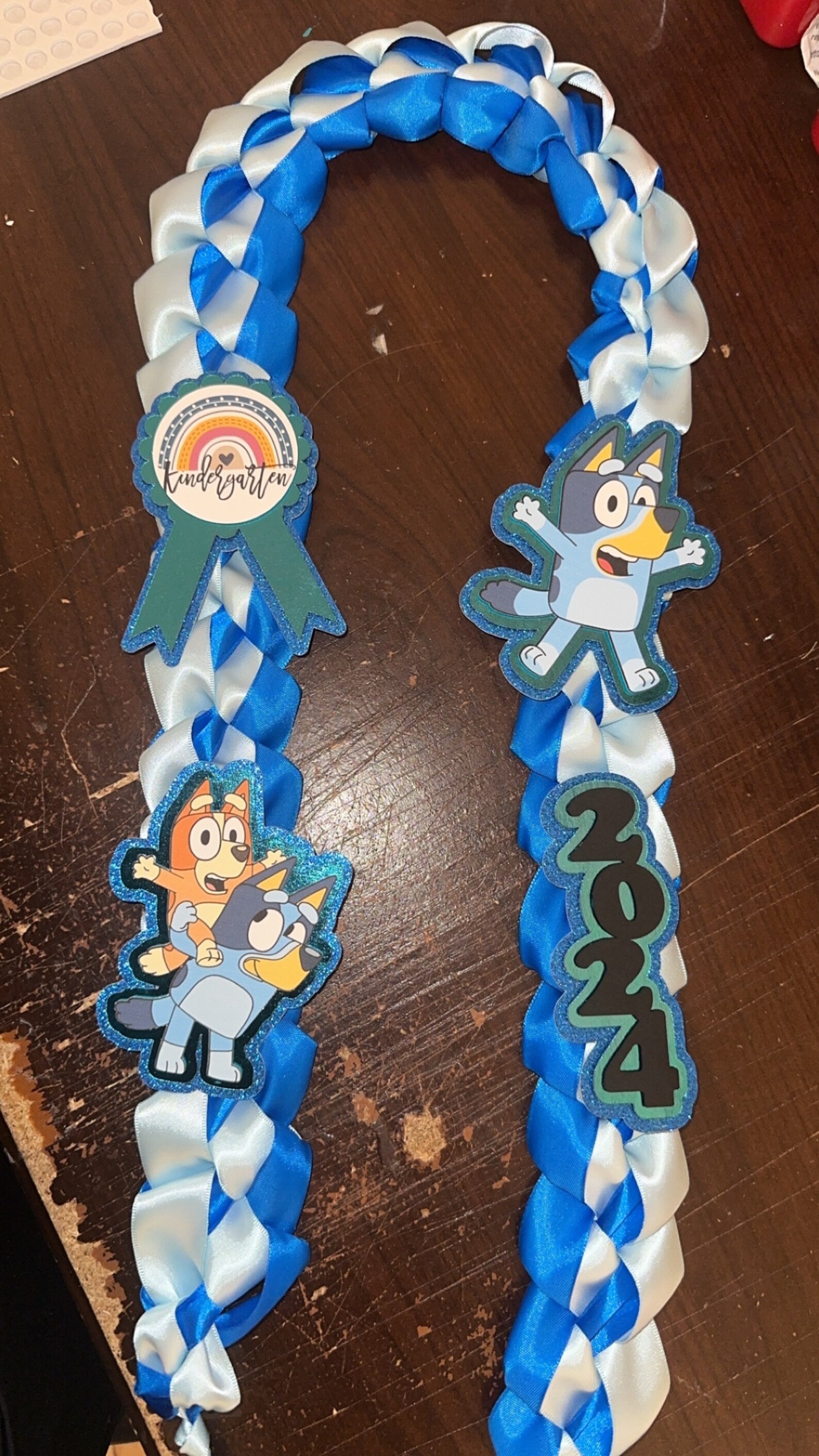 Bluey Kids Graduation Lei - Etsy