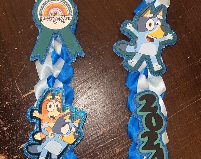 Bluey Kids Graduation Lei - Etsy