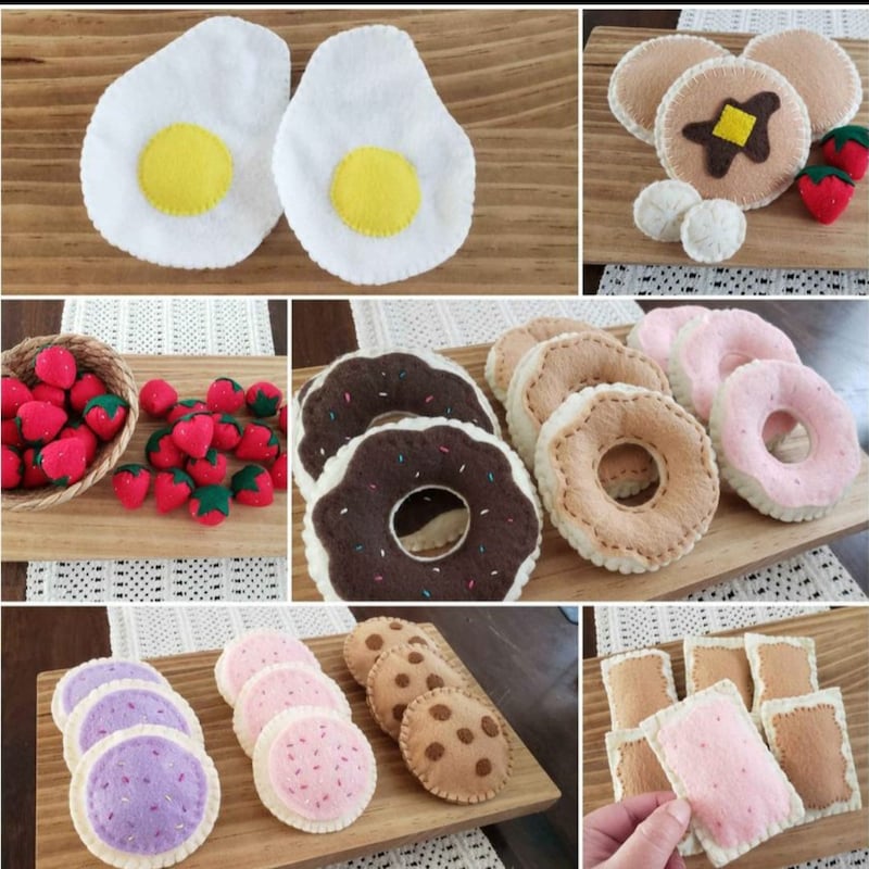 Felt Food Set - Etsy
