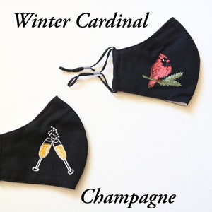 Winter Face Mask Christmas Holiday Season Face Mask Warm - Etsy