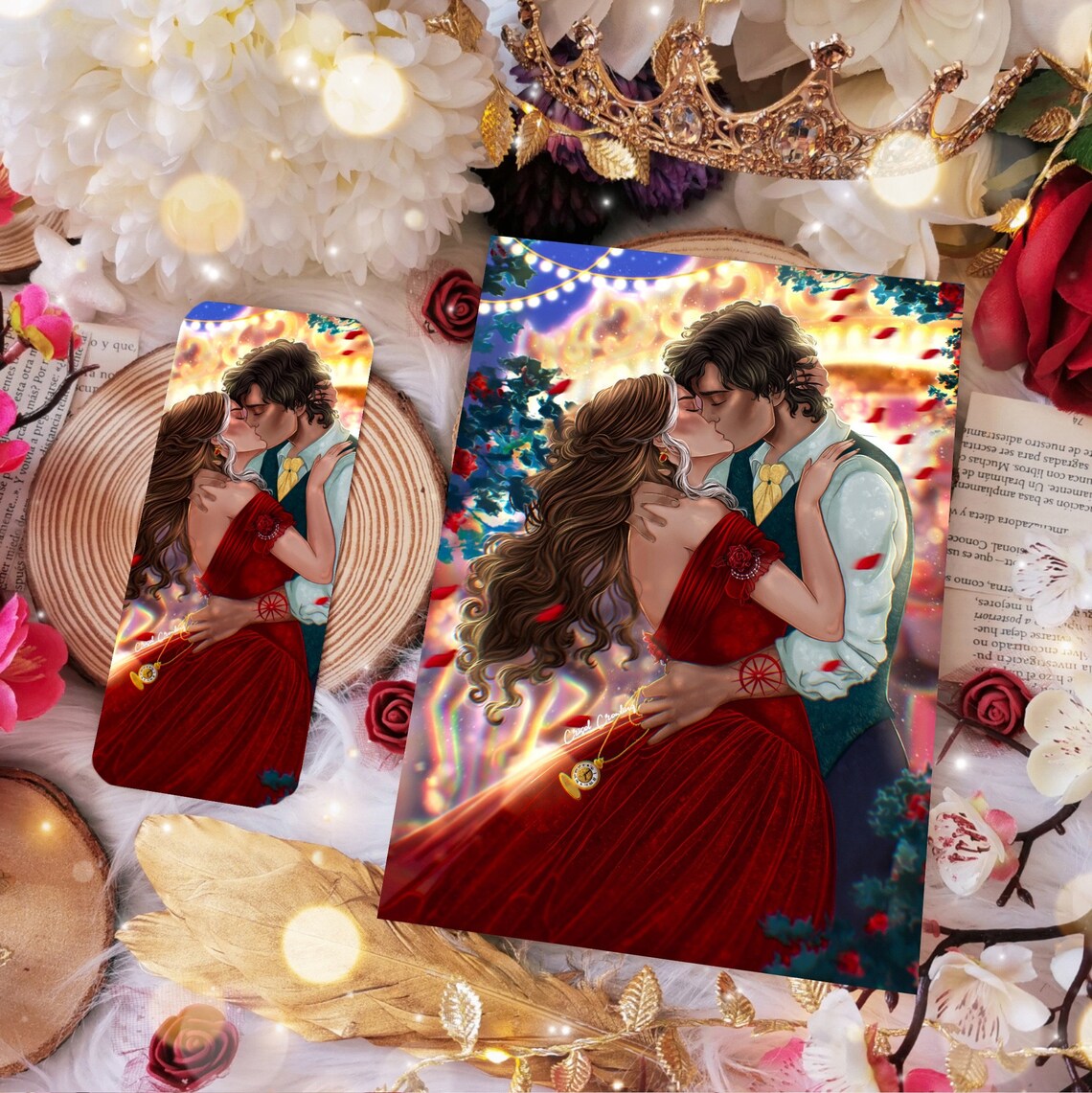 Caraval Print: Scarlett and Julian Print and Bookmark - Etsy