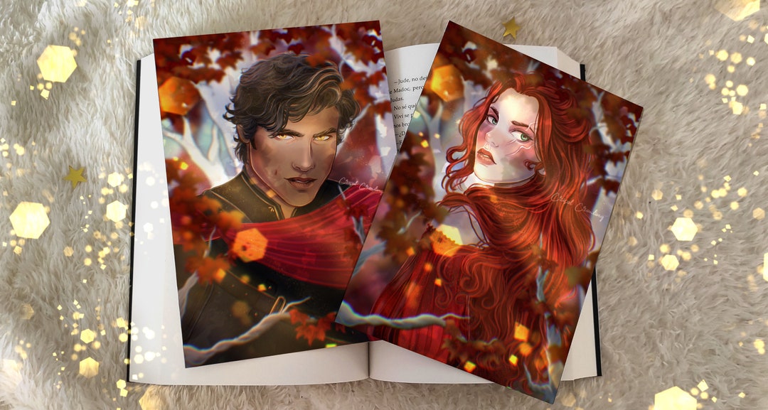 Print Poppy and Hawke - From Blood and Ash - Etsy