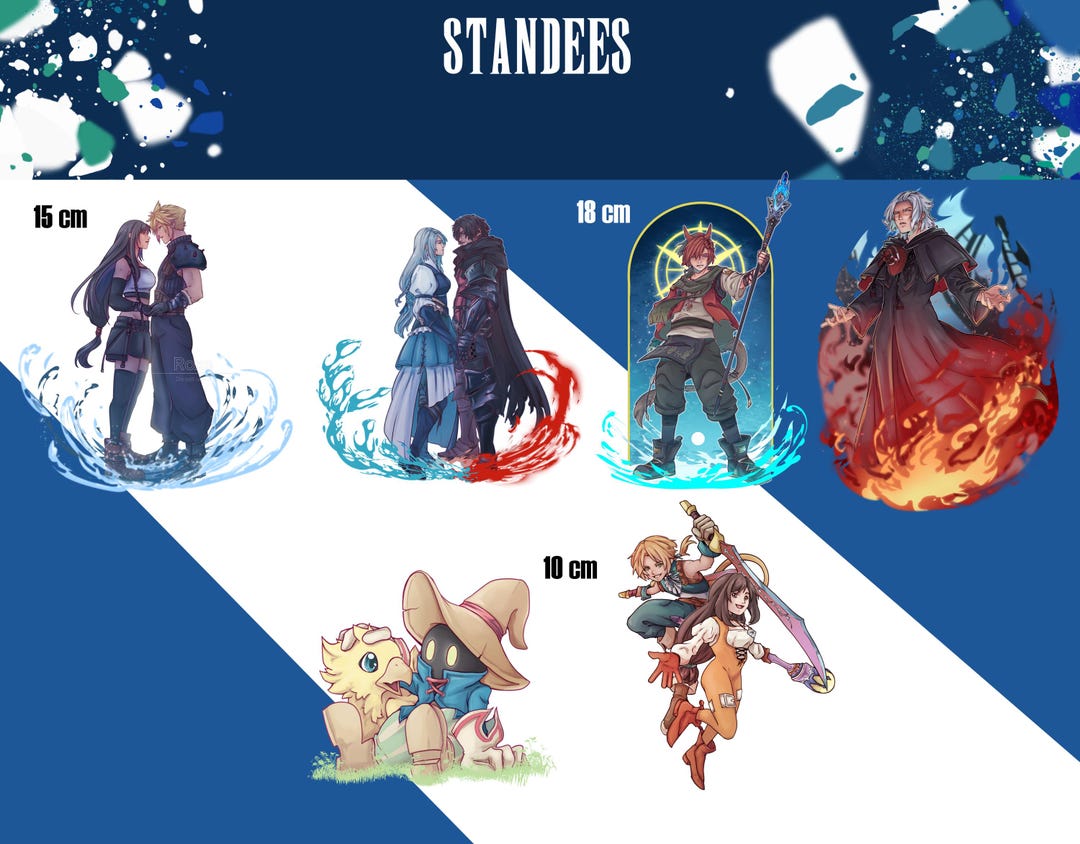 FINAL FANTASY STANDEES - Etsy