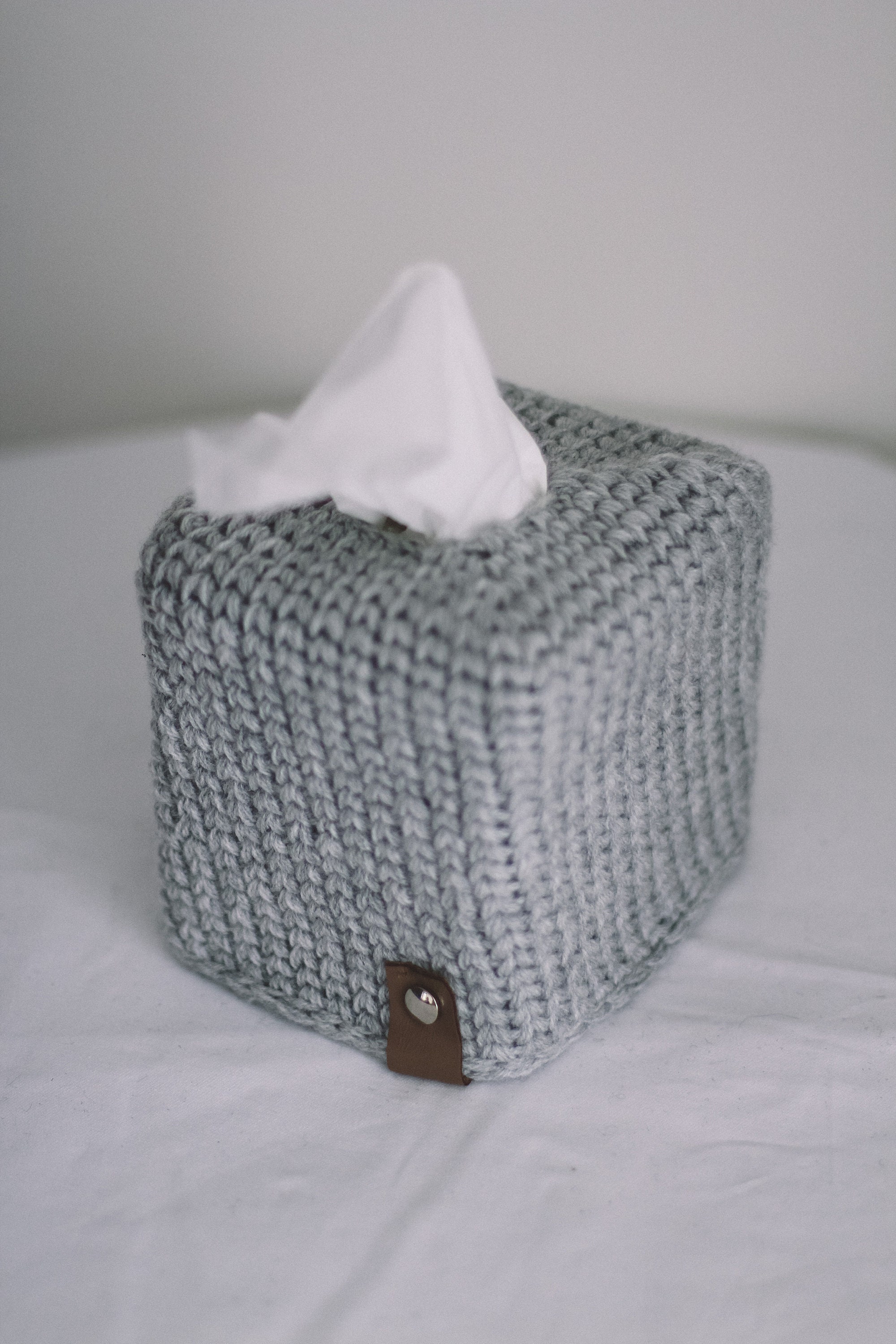 Square Cube Tissue Box Cover Handmade Crochet Tissue Case - Etsy