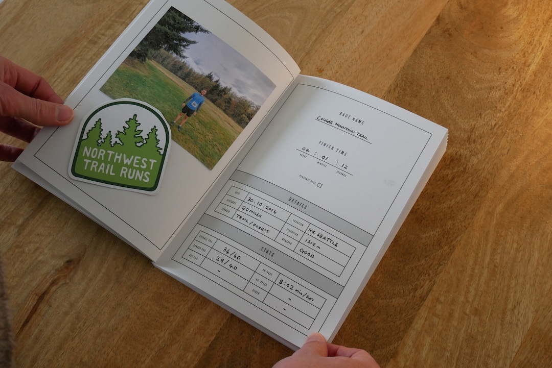 Race Logbook hardback Perfect Gift for All Runners - Etsy UK