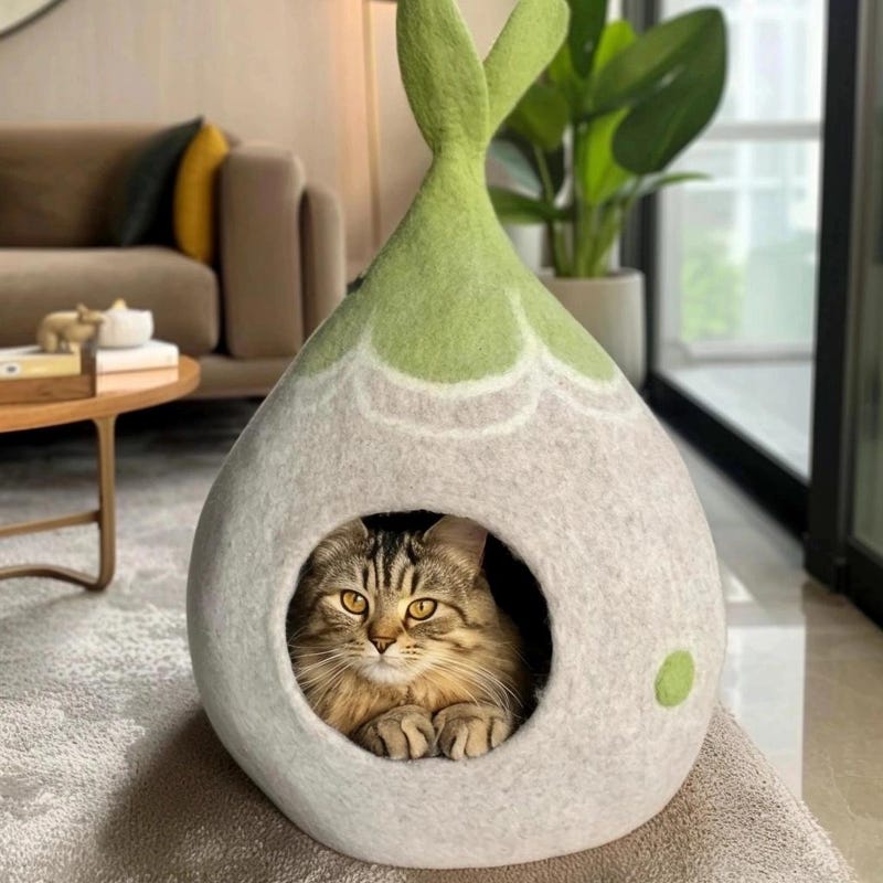 Wool Cat Cave - Etsy
