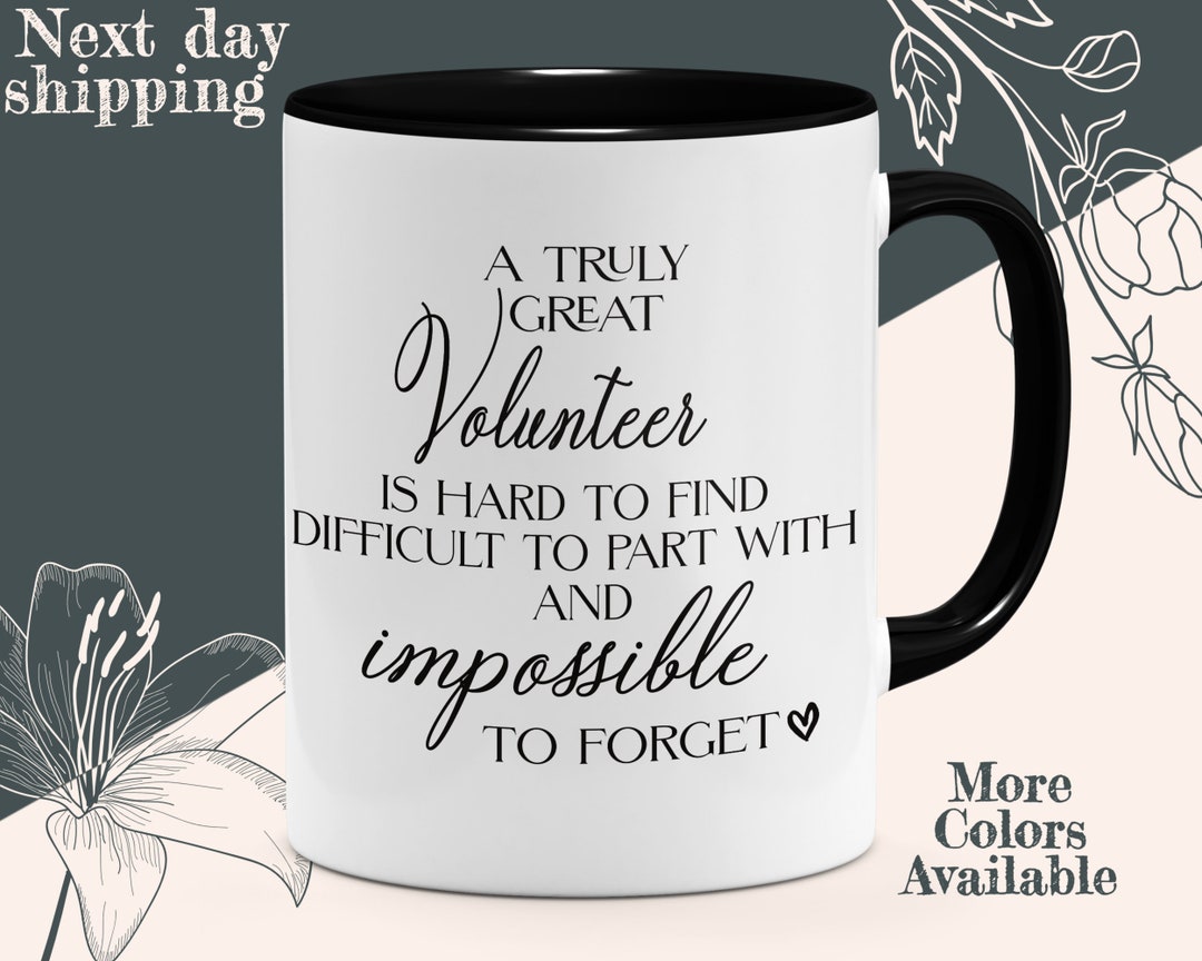 Volunteer Appreciation Mug, Magic Color Changing Mug Gift - Etsy