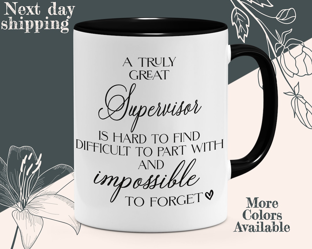 Supervisor Gift | Gift for Supervisor Mug | A Truly Amazing Supervisor ...