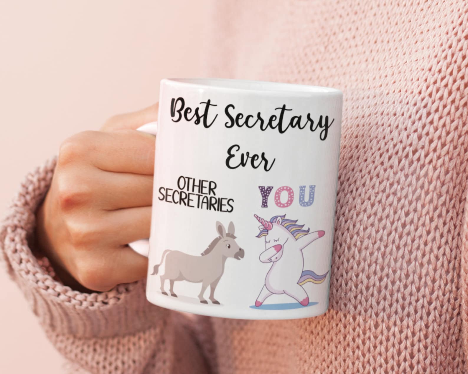 Best Secretary Ever Unicorn Mug Secretary Gift Funny - Etsy