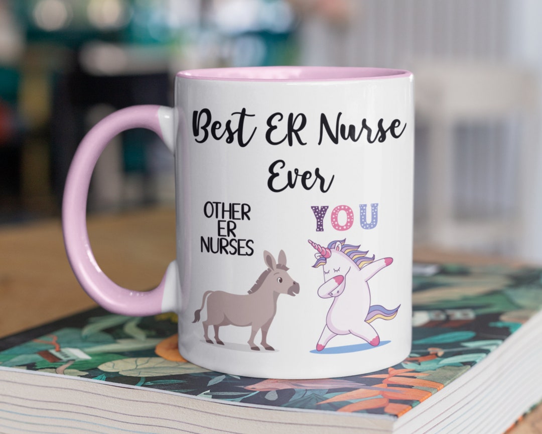 Best ER Nurse Ever Unicorn Mug | Best ER Nurse Ever Gift | Funny ...