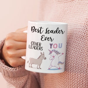 Best Leader Ever Unicorn Mug Gift for Leader Best Leader Ever Gift ...