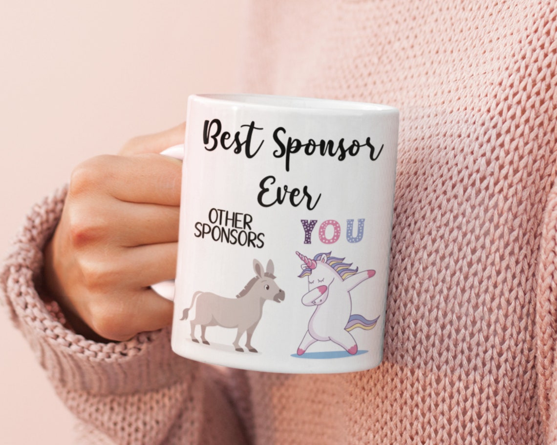 Best Sponsor Ever Unicorn Mug, Sponsor Gift, Funny Gift for Sponsor ...