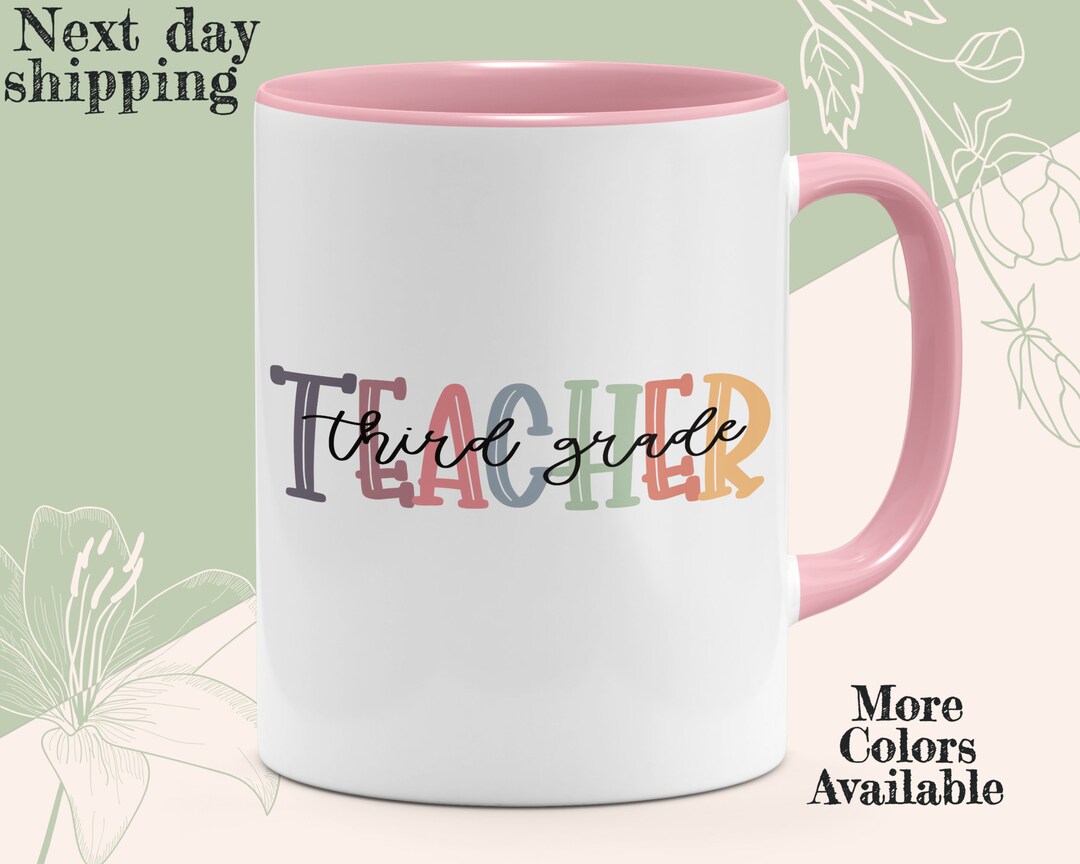 3rd Grade Teacher Mug Third Grade Gift 3rd Grade Teacher - Etsy