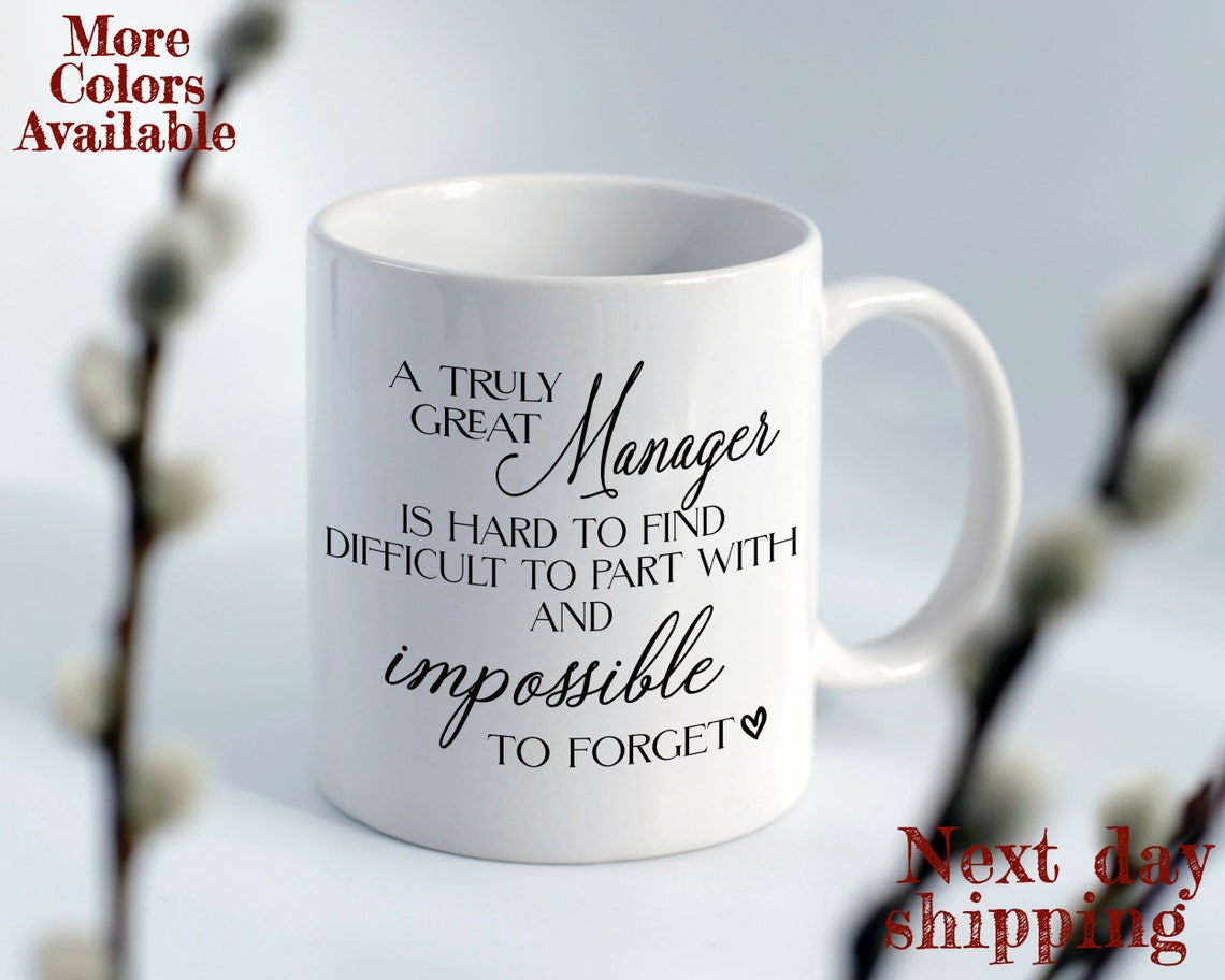 Manager Gift Gift for Manager Mug A Truly Amazing Manager - Etsy