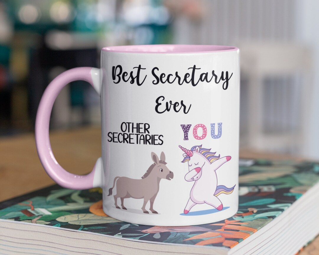 Best Secretary Ever Unicorn Mug | Secretary Gift | Funny Christmas Gift ...