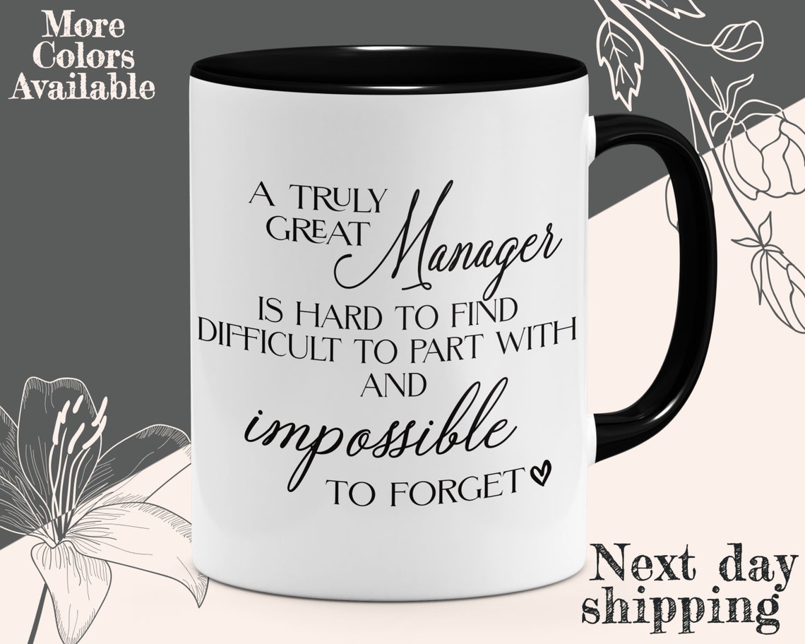 Manager Gift Gift for Manager Mug A Truly Amazing Manager - Etsy