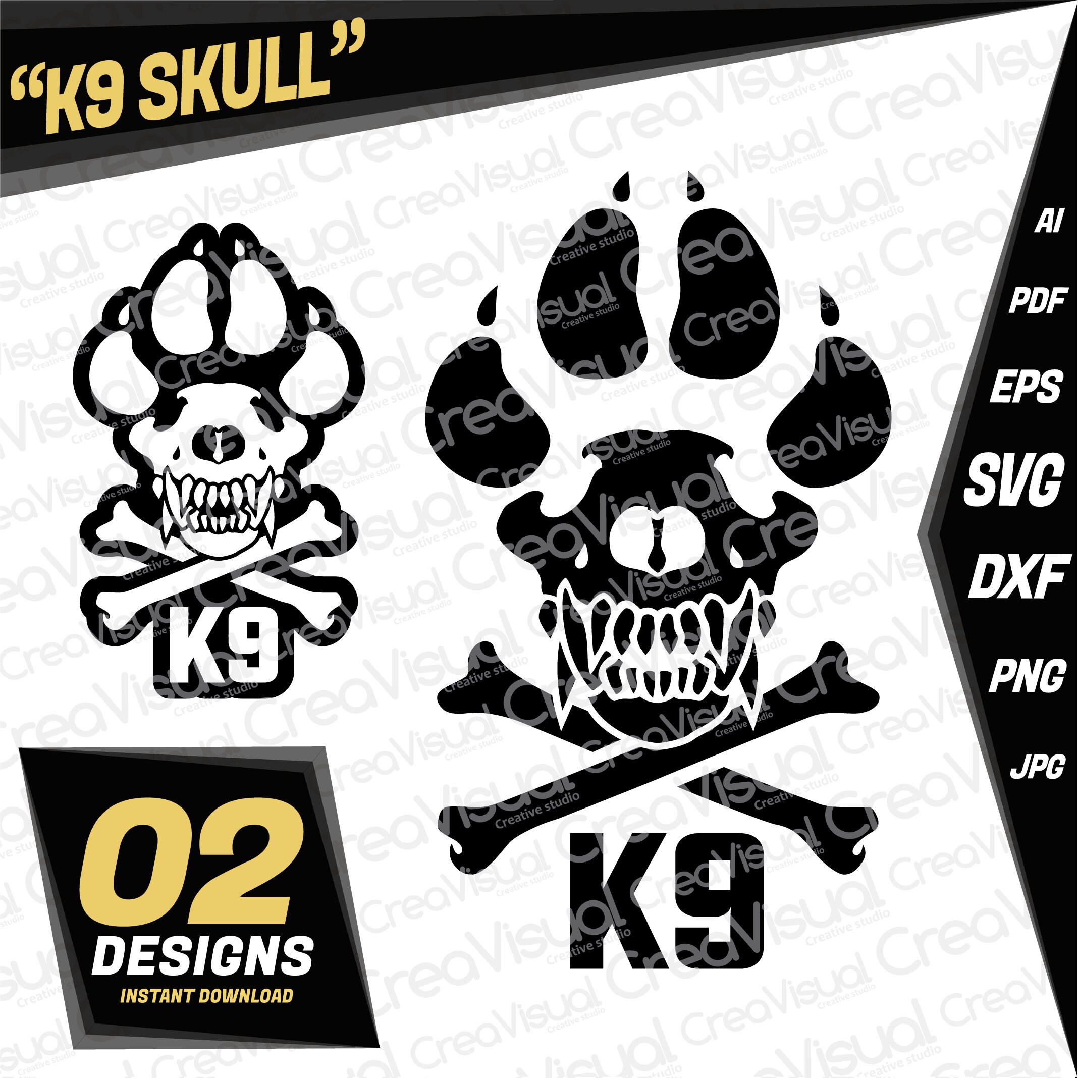 K9 Police Dog svg K9 Police Dog Silhouette K9 Police Dog | Etsy