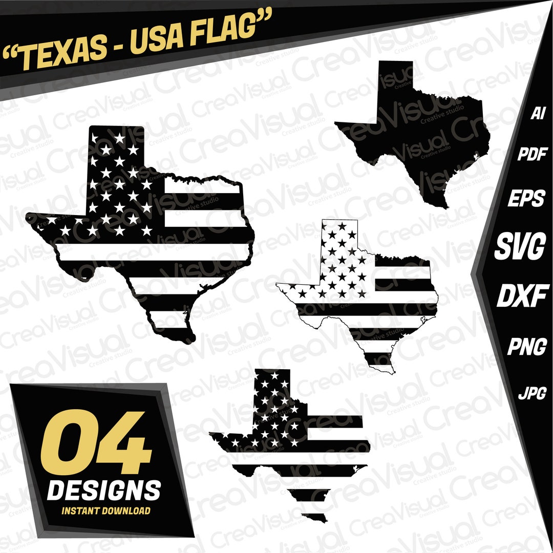 Texas Map Svg Texas Cricut Map Texas State Svg Silhouette - Etsy