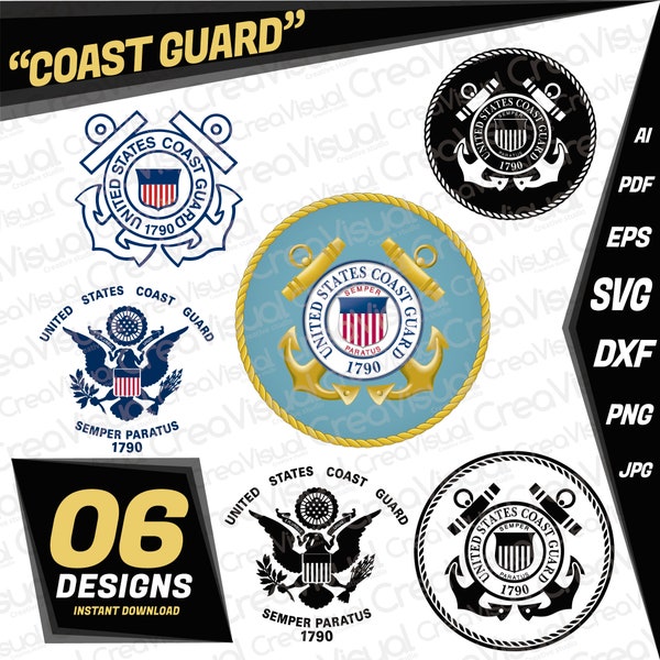 Coast Guard Logo - Etsy