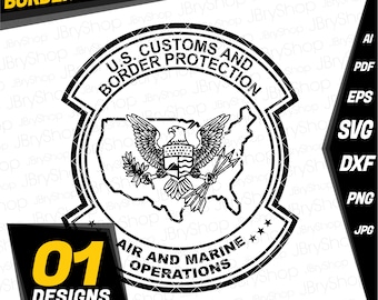 Us Customs Logo - Etsy