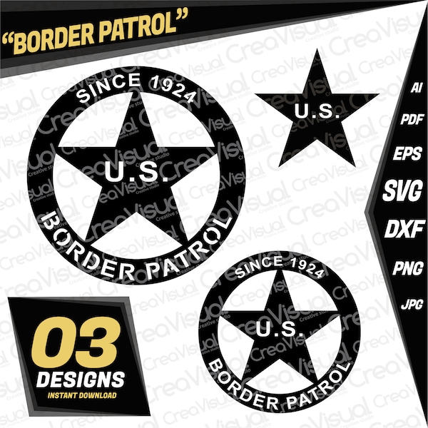 Border Patrol Logo - Etsy