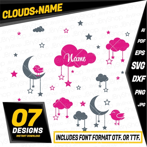 Moon Svg Moon Dxf Moon Vector Cricut Moon Moon Silhouette - Etsy