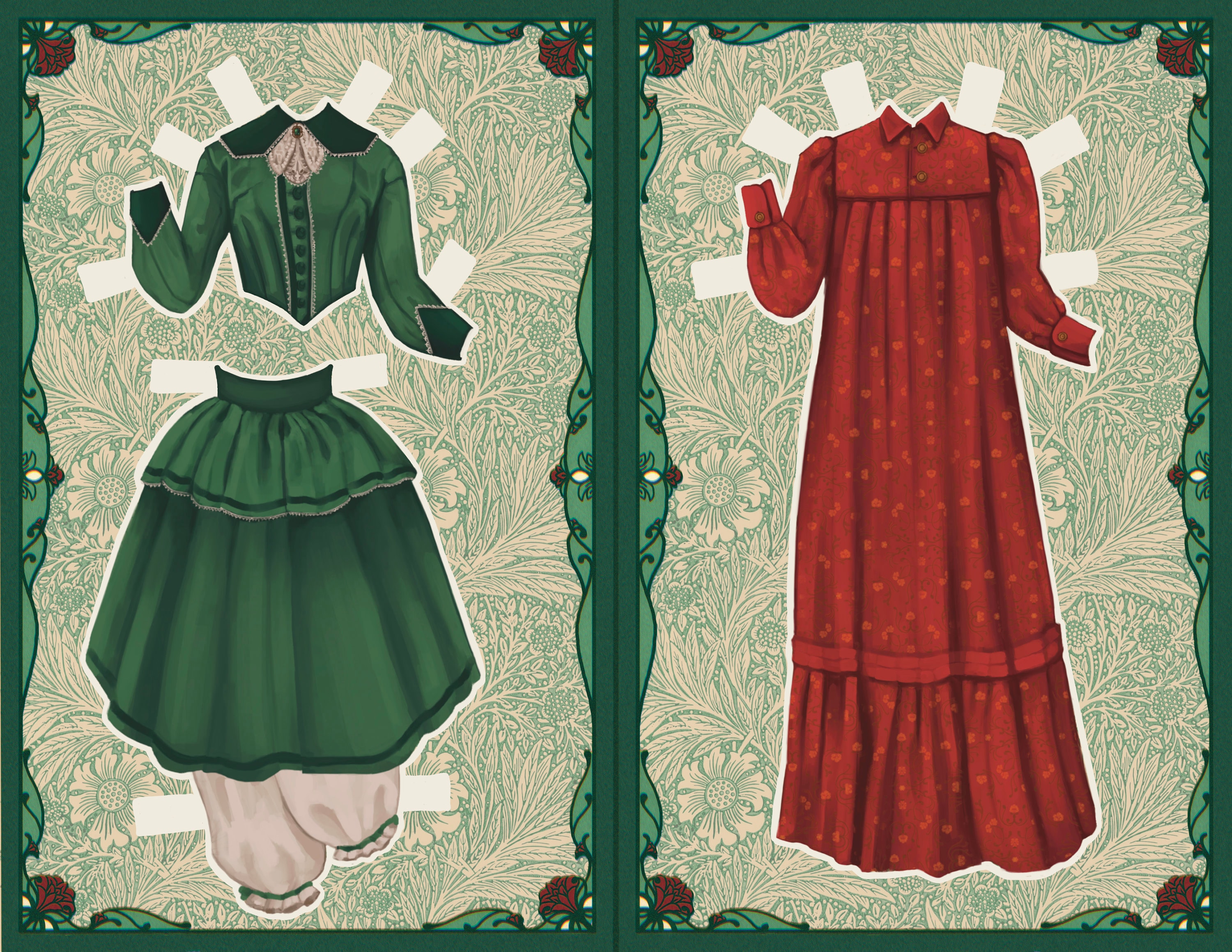 Women's History Paper Dolls (printable Download) Historical Fashion ...