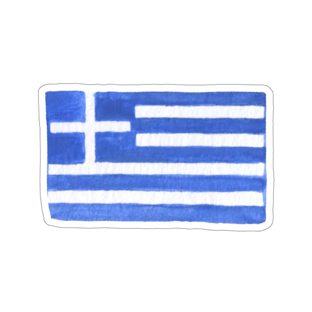 Greek Flag Sticker - Etsy