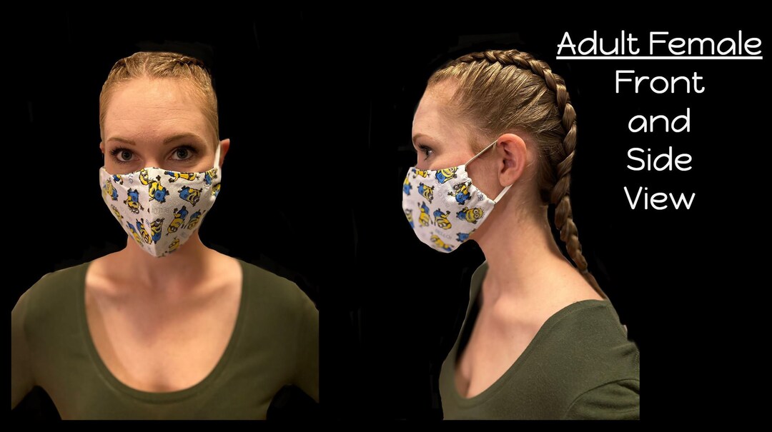 Máscara de la cara lavable Tamaños adultos y niños - Etsy España