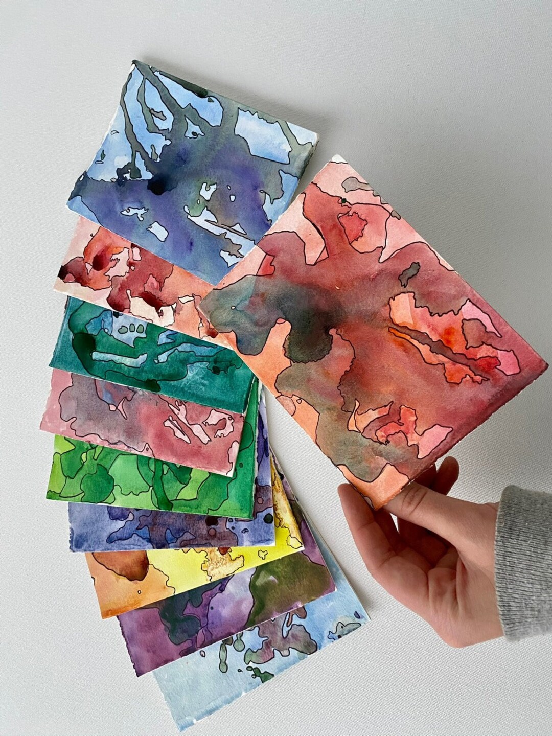 Hand-made Cards - Set of 10 - Etsy